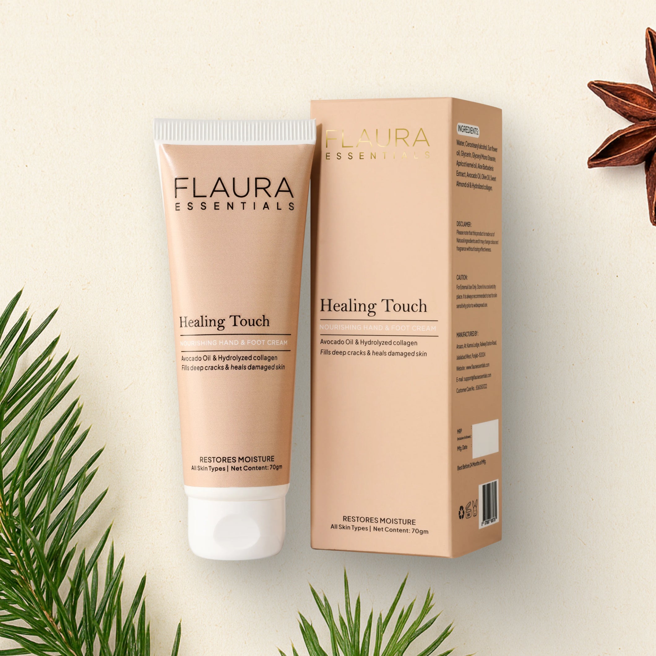 Healing Touch Hand & Foot Cream – Flaura Essentials