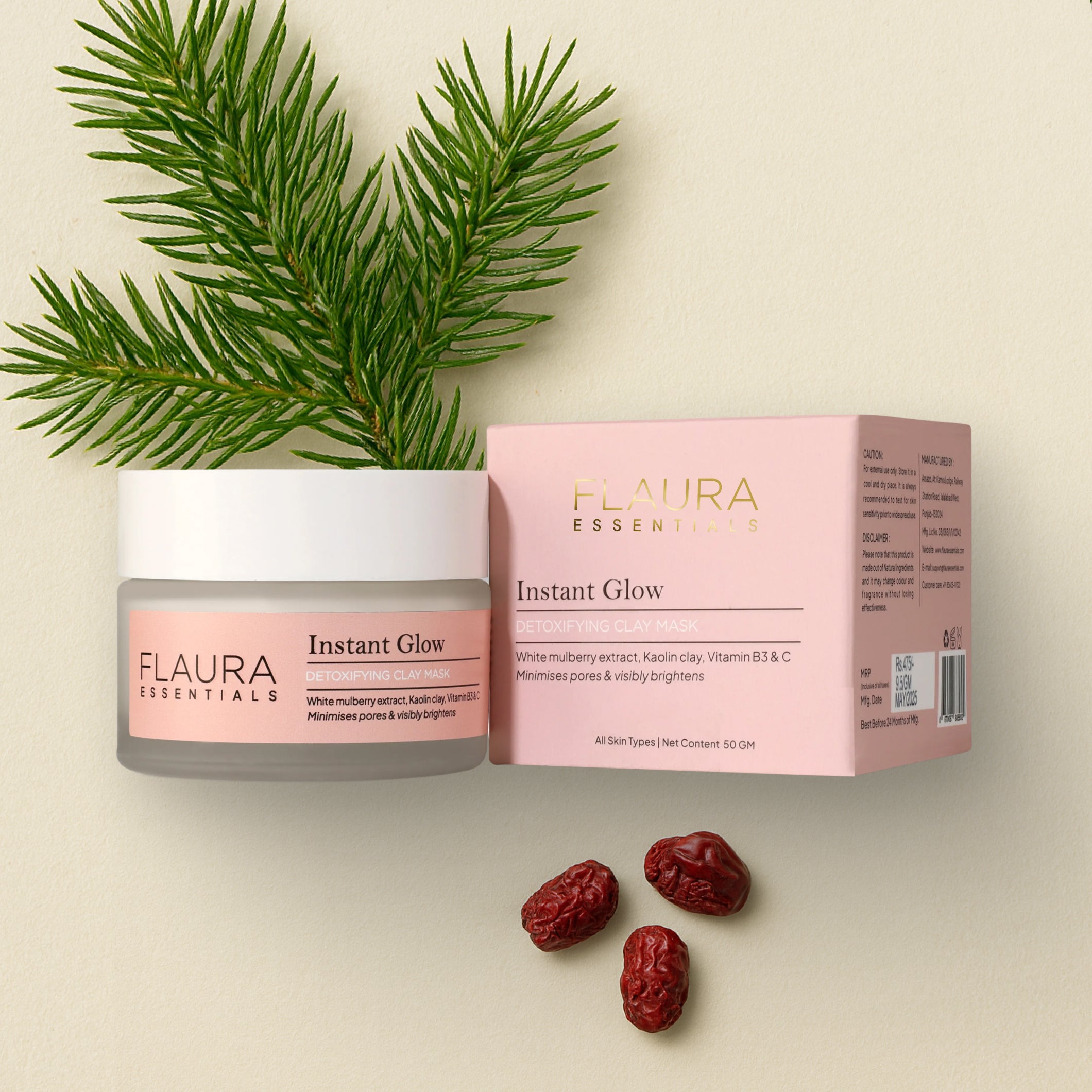 Instant Glow Face Scrub – Flaura Essentials